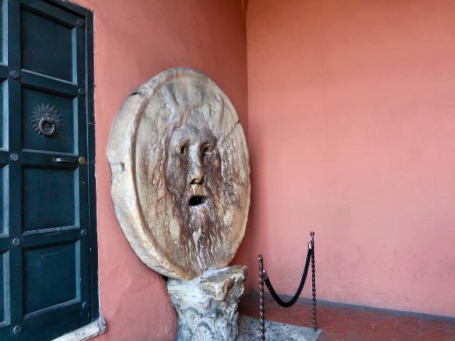 The Mouth Of Truth In Rome Bocca Della VeritÃ, De Mond Van De