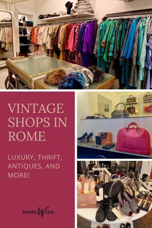 Vintage shops in Rome | romewise